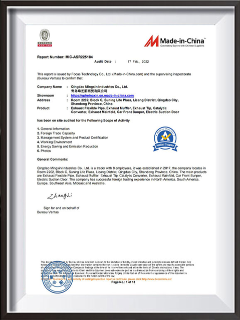 Auto Parts, Exhaust Flexible Auto Pipes, Universal Performance Exhaust ...